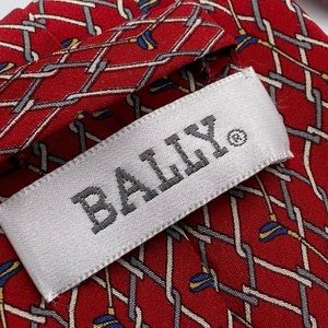 Bally | Accessories | Red Vintage Bally 0 Silk Tie Golf Club Pattern ...